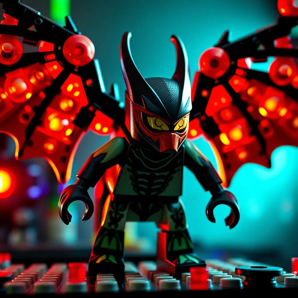 Creative LEGO Builds for Mothman Short Film Promotion : MysteryLores