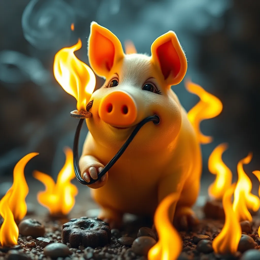 Fire-Controlled Lemon Pig: My Creative Adventure : MysteryLores