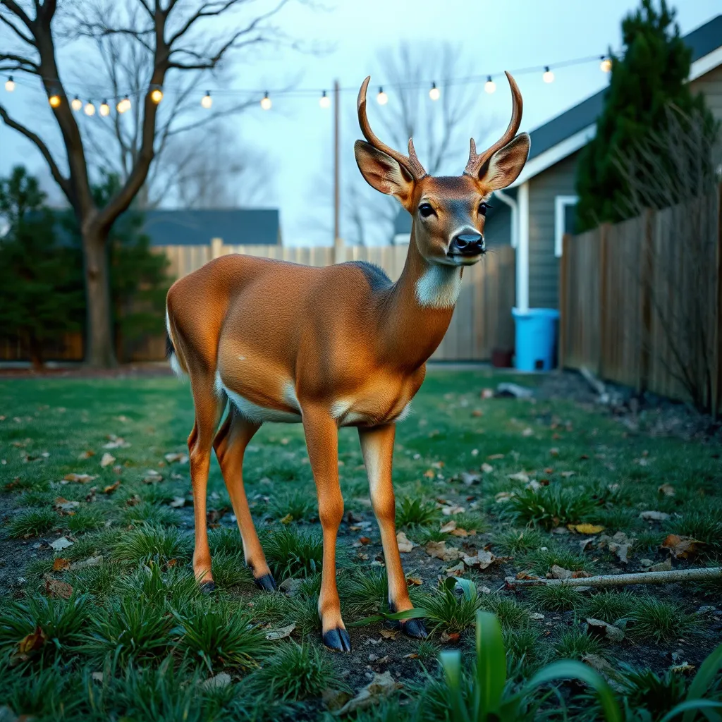 Witnessing a Sudden Deer Disappearance in the Backyard : MysteryLores