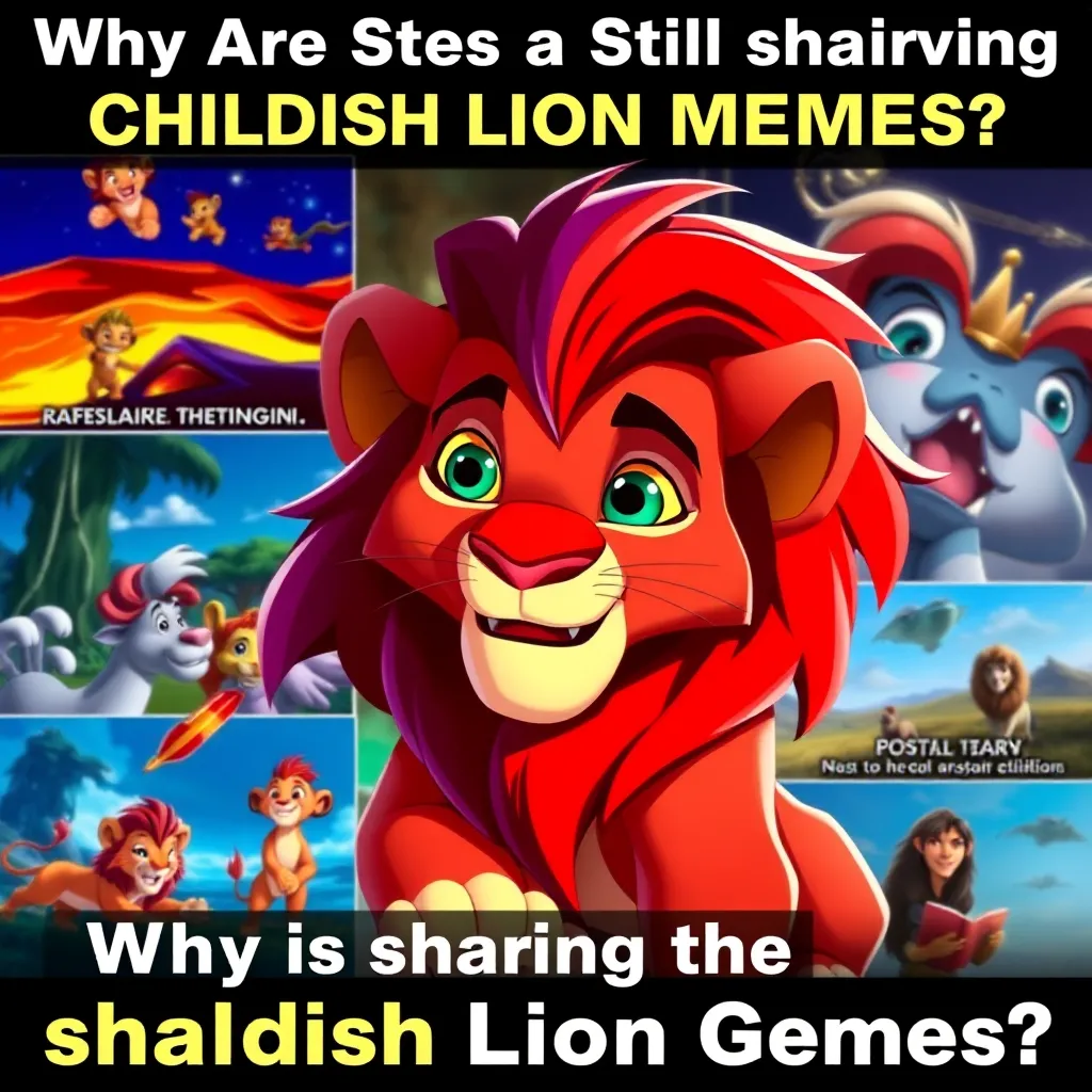 Why Are We Still Sharing Childish Lion King Memes? : MysteryLores