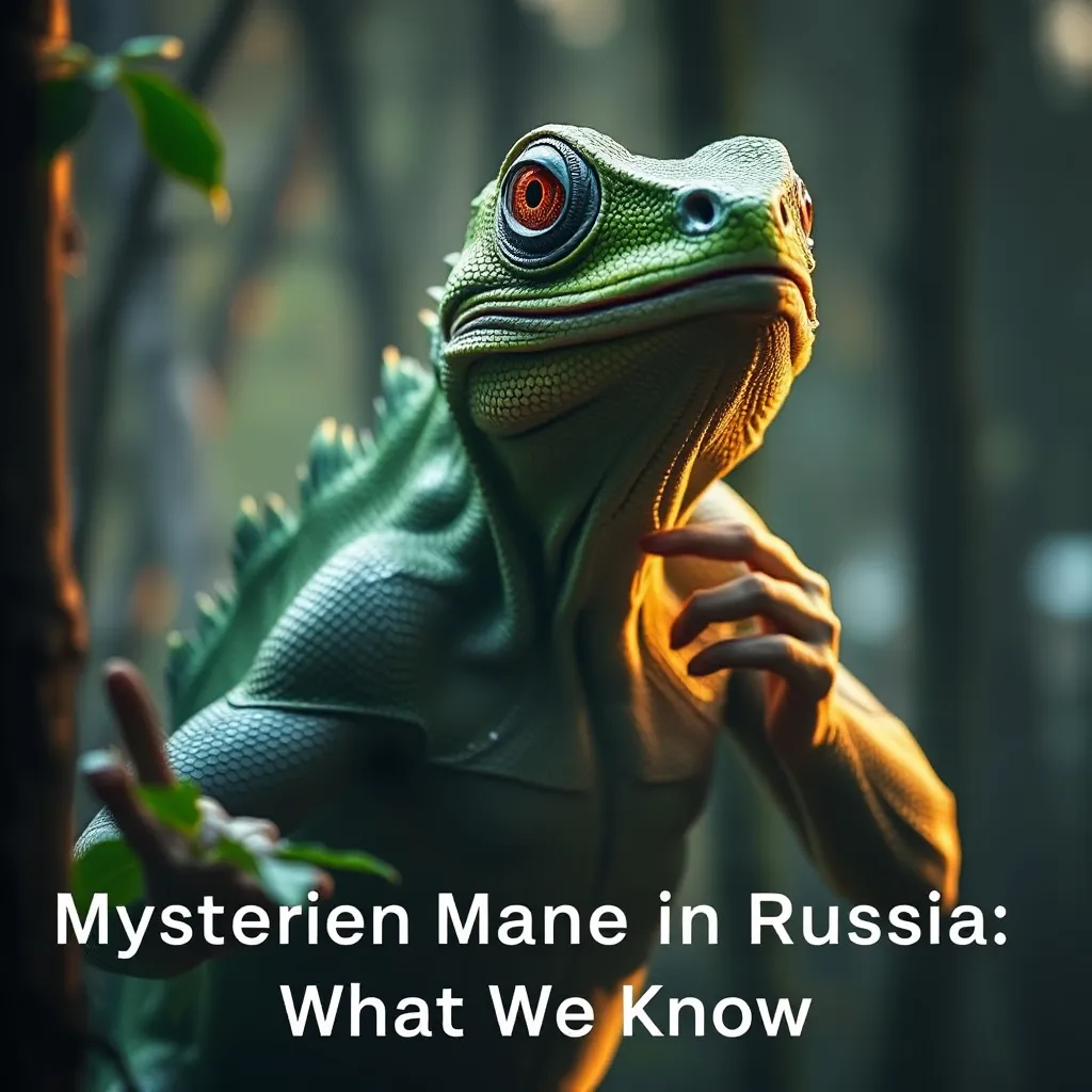 Mysterious Lizard Man Sighted in Russia: What We Know : MysteryLores