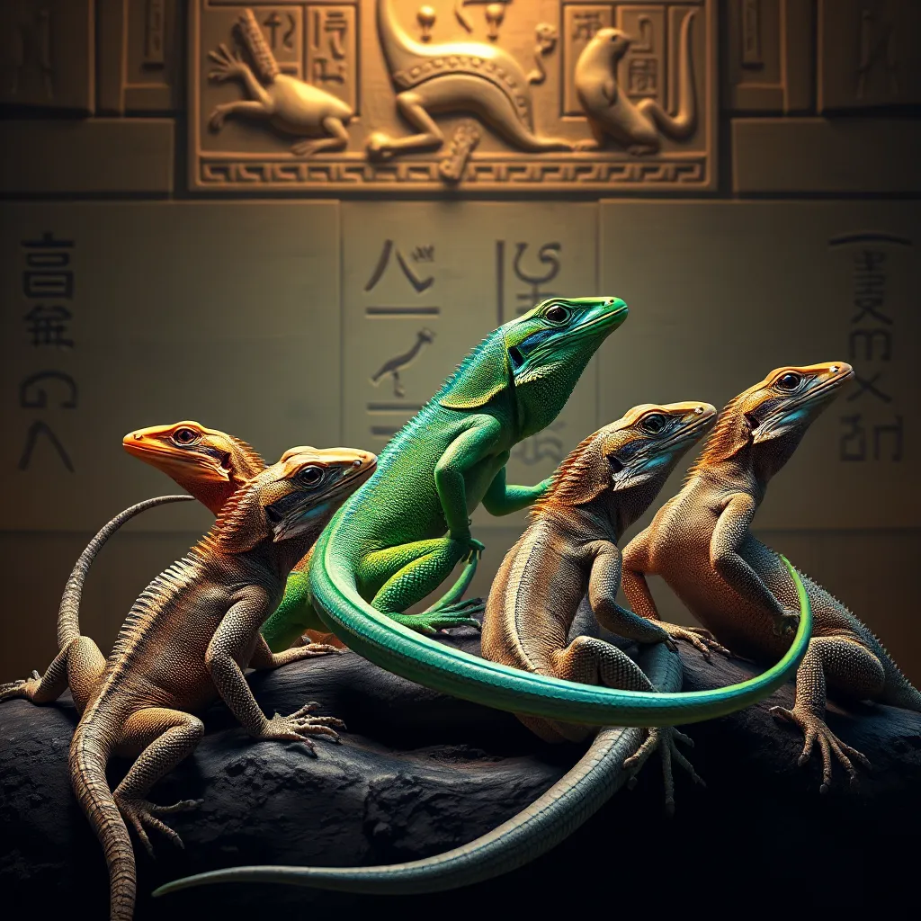 The Role of Lizards in Kemetism and Ancient Egypt : MysteryLores