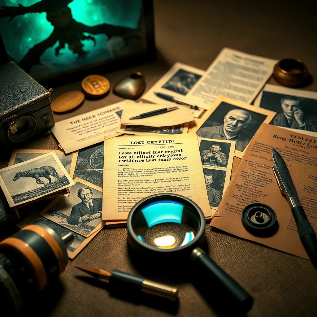 Revised List of Lost Cryptid Evidence Post-Marvin Discovery : MysteryLores