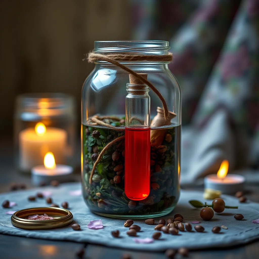 How to Use Partner's Sweat in a Love Jar Spell : MysteryLores