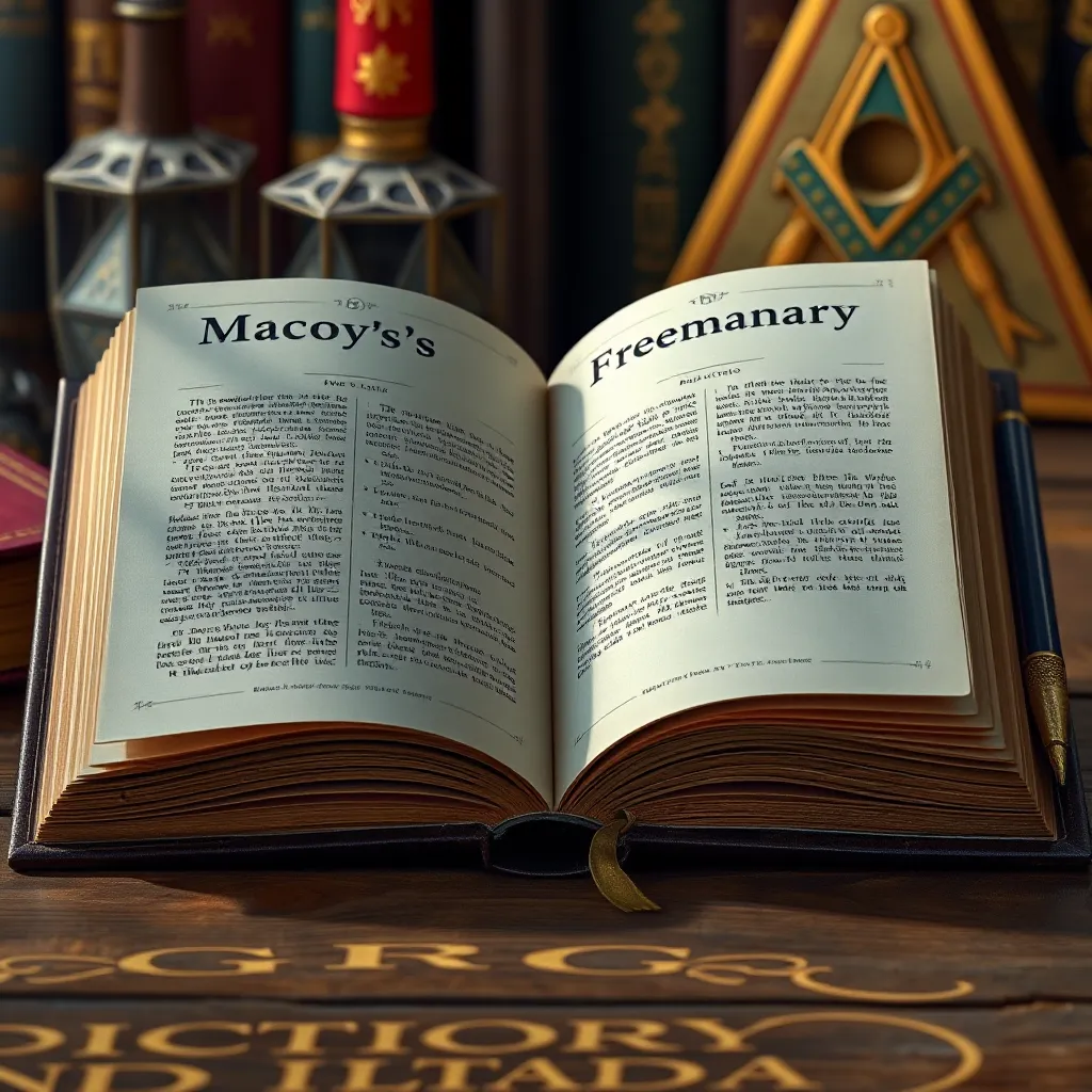Explore the Depths of Freemasonry with Macoy's Dictionary : MysteryLores
