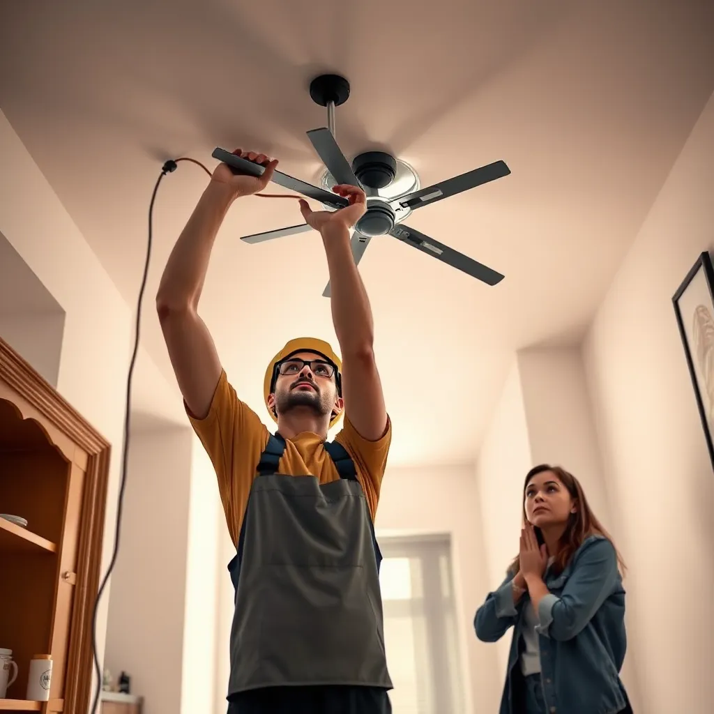 Maintenance Guy Arrives for Unreported Ceiling Leak : MysteryLores