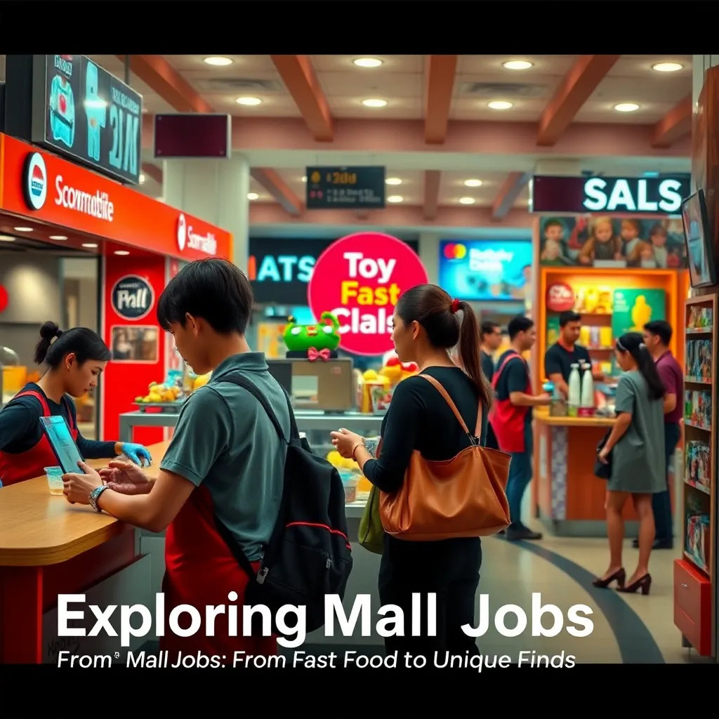 Exploring Mall Jobs: From Fast Food to Unique Finds : MysteryLores