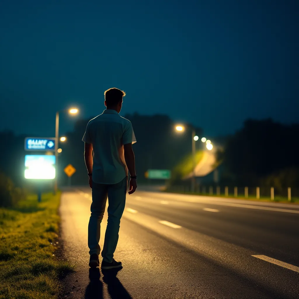 Unearthly Encounter: Man in White Stuns Drivers on Hogs Back : MysteryLores