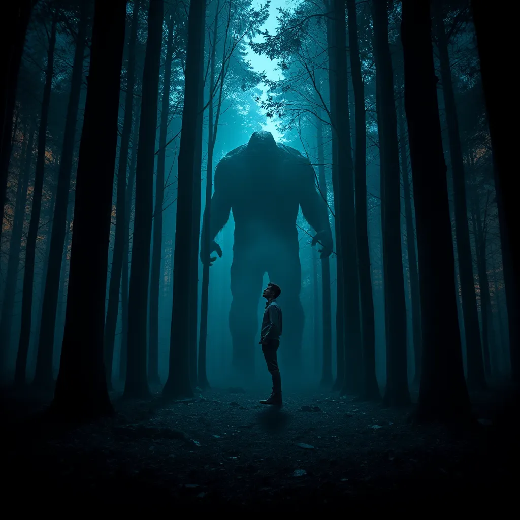Man Encounters Terrifying Creature in Forest Encounter : MysteryLores