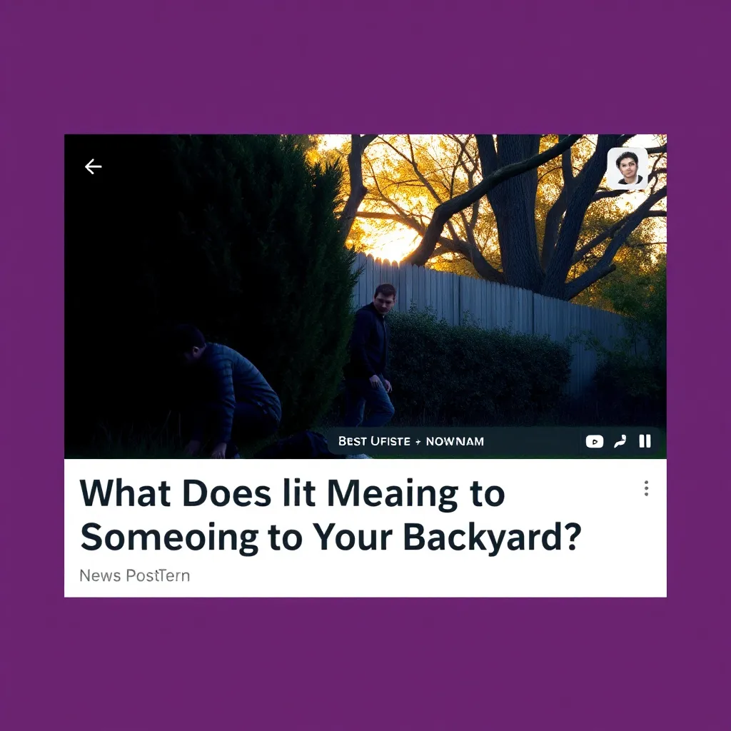 What Does It Mean to Dream of Someone Hiding in Your Backyard ...