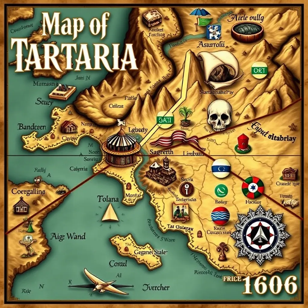 Explore the Intriguing Map of Tartaria from 1606 : MysteryLores