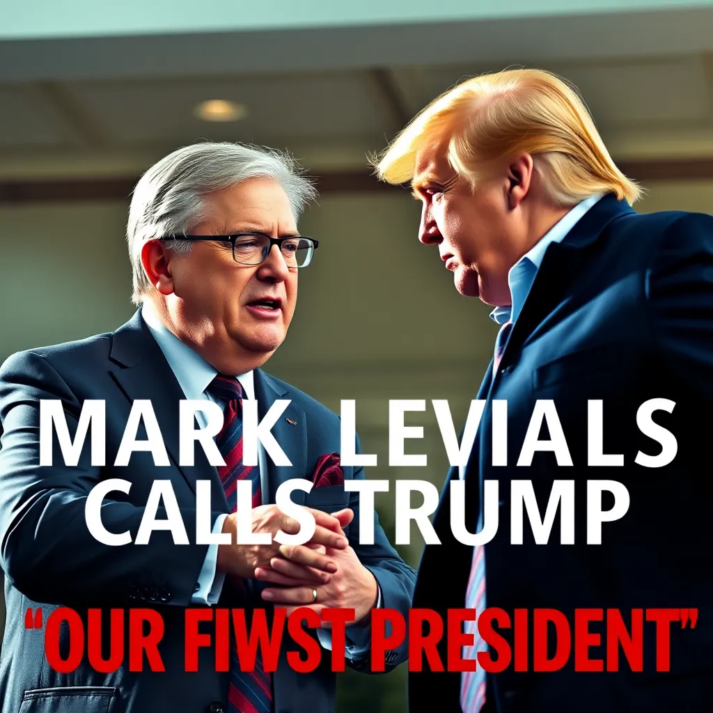 Mark Levin Calls Trump 'Our First Jewish President' : MysteryLores