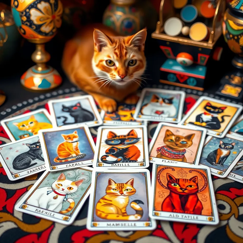 Exploring the Charm of Marseille Cat Tarot Decks : MysteryLores