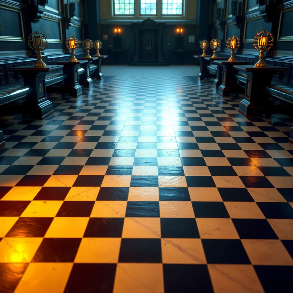 Exploring the Significance of the Masonic Checkered Floor : MysteryLores