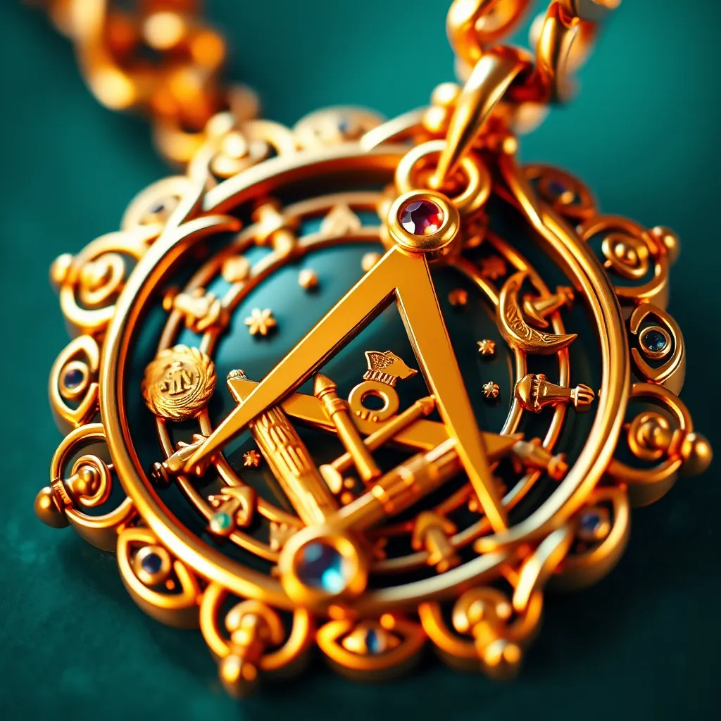 Explore This Stunning Masonic Jewelry Piece Today! : MysteryLores
