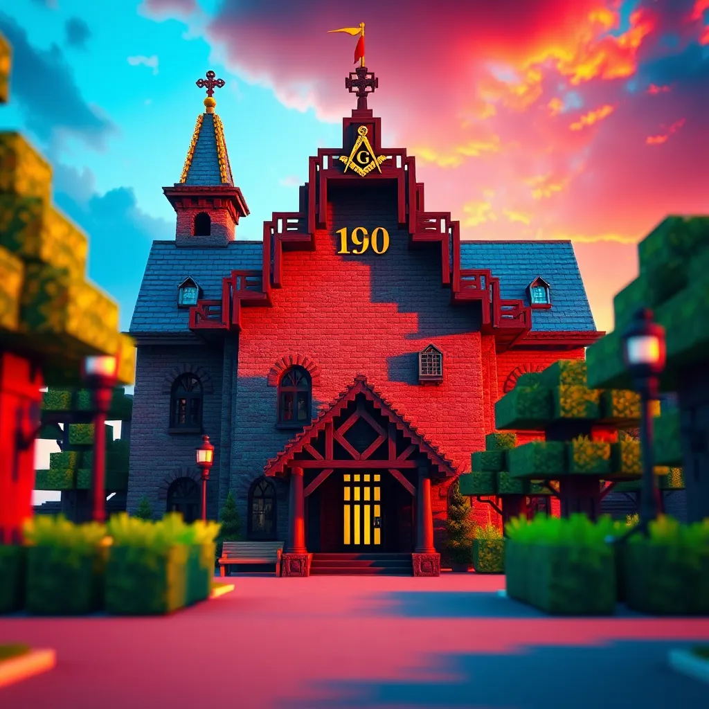 Masonic Lodge Recreated in Minecraft Sparks Excitement : MysteryLores