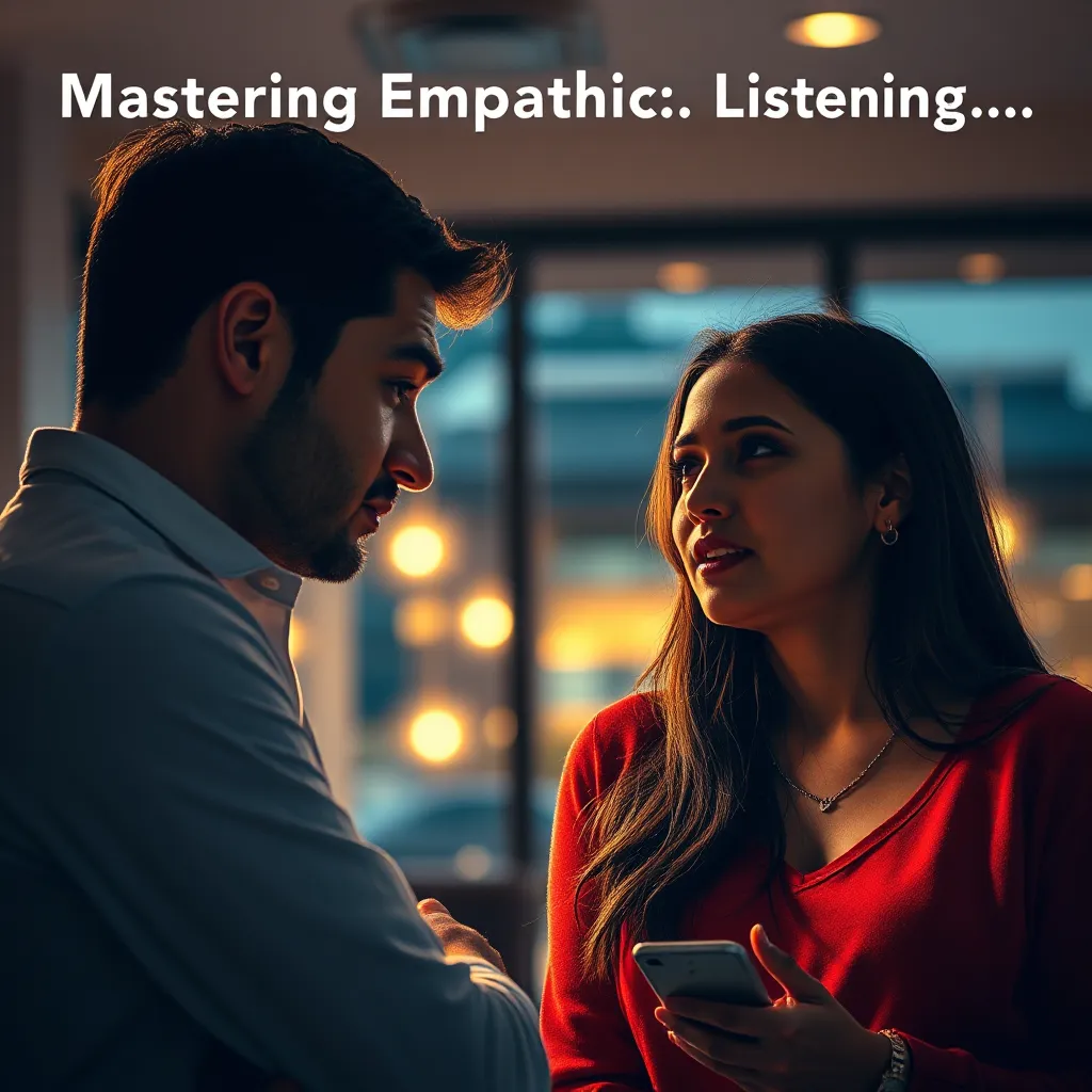 Mastering Empathic Listening: Effective Techniques : MysteryLores