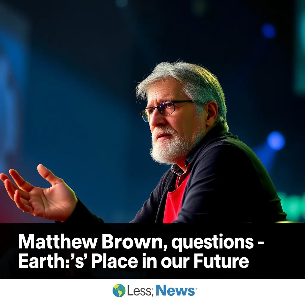 Matthew Brown Questions Earth's Place in Our Future : MysteryLores