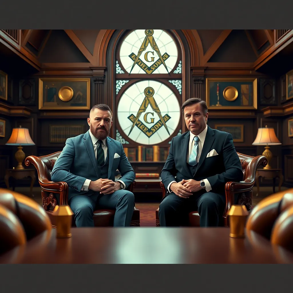 Conor McGregor and Tucker Carlson's Masonic Lodge Interview : MysteryLores