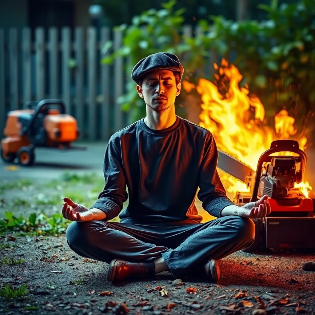 Meditation Interrupted: When Chainsaws Strike at Peace : MysteryLores