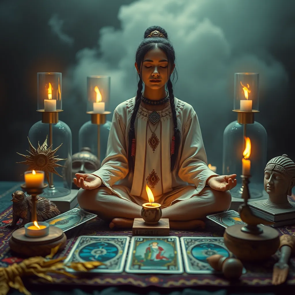 Balancing Spiritual Practices: Meditation and Tarot Insights : MysteryLores