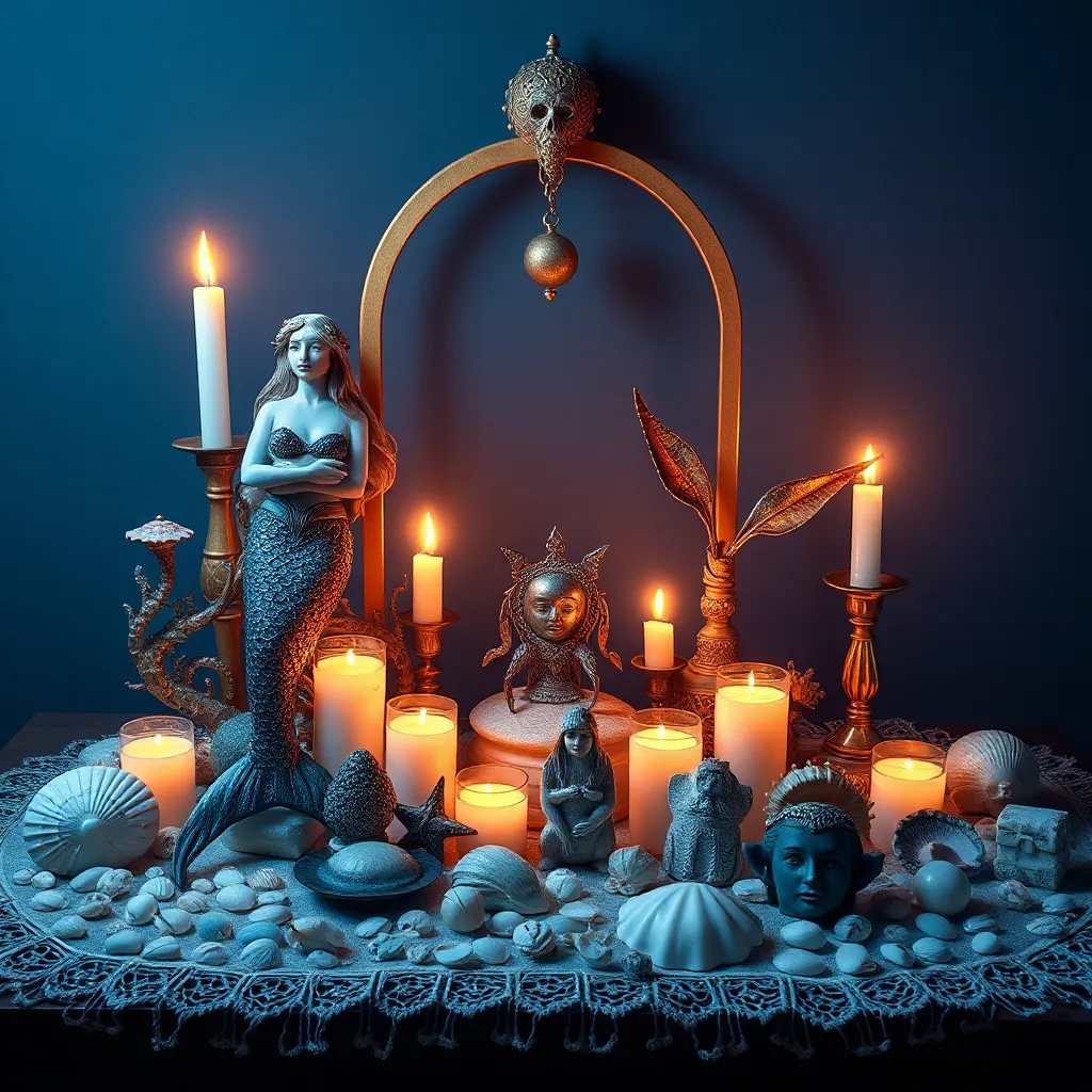 Explore My Enchanting Mermaid and Sea Witch Altar : MysteryLores