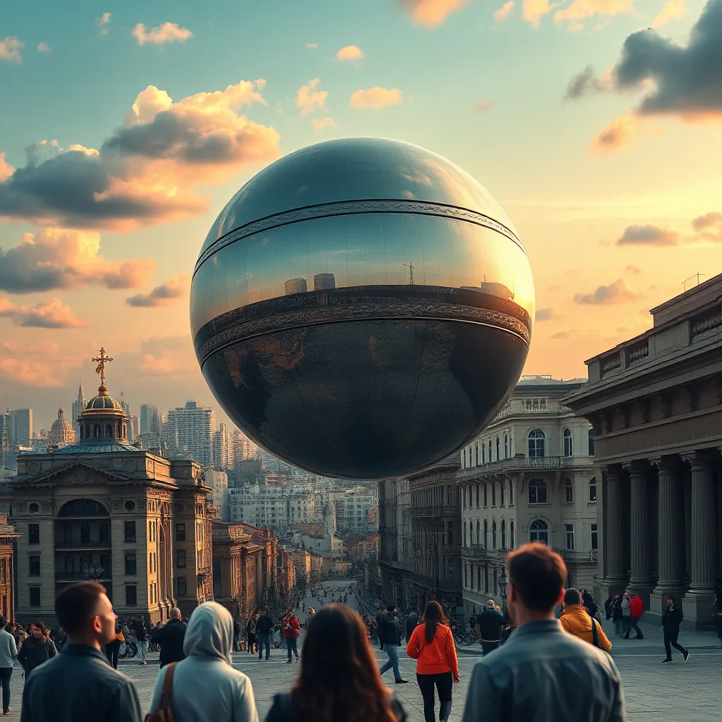 Mystifying Metallic Sphere Spotted Over Bogotá, Colombia : MysteryLores
