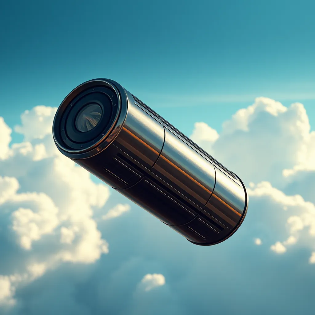 Mysterious Metallic Flying Object Spotted in Sky : MysteryLores