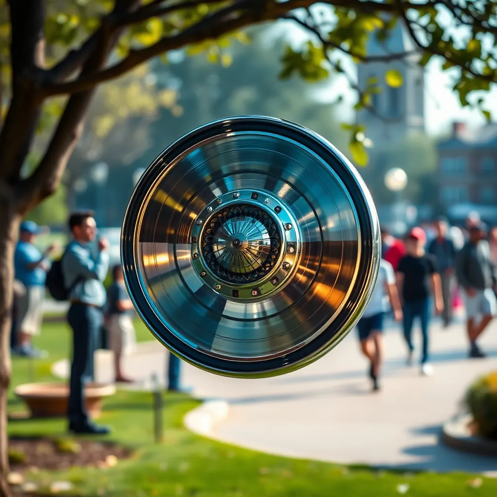 Metallic Rotating Object Sparks Curiosity Among People : MysteryLores