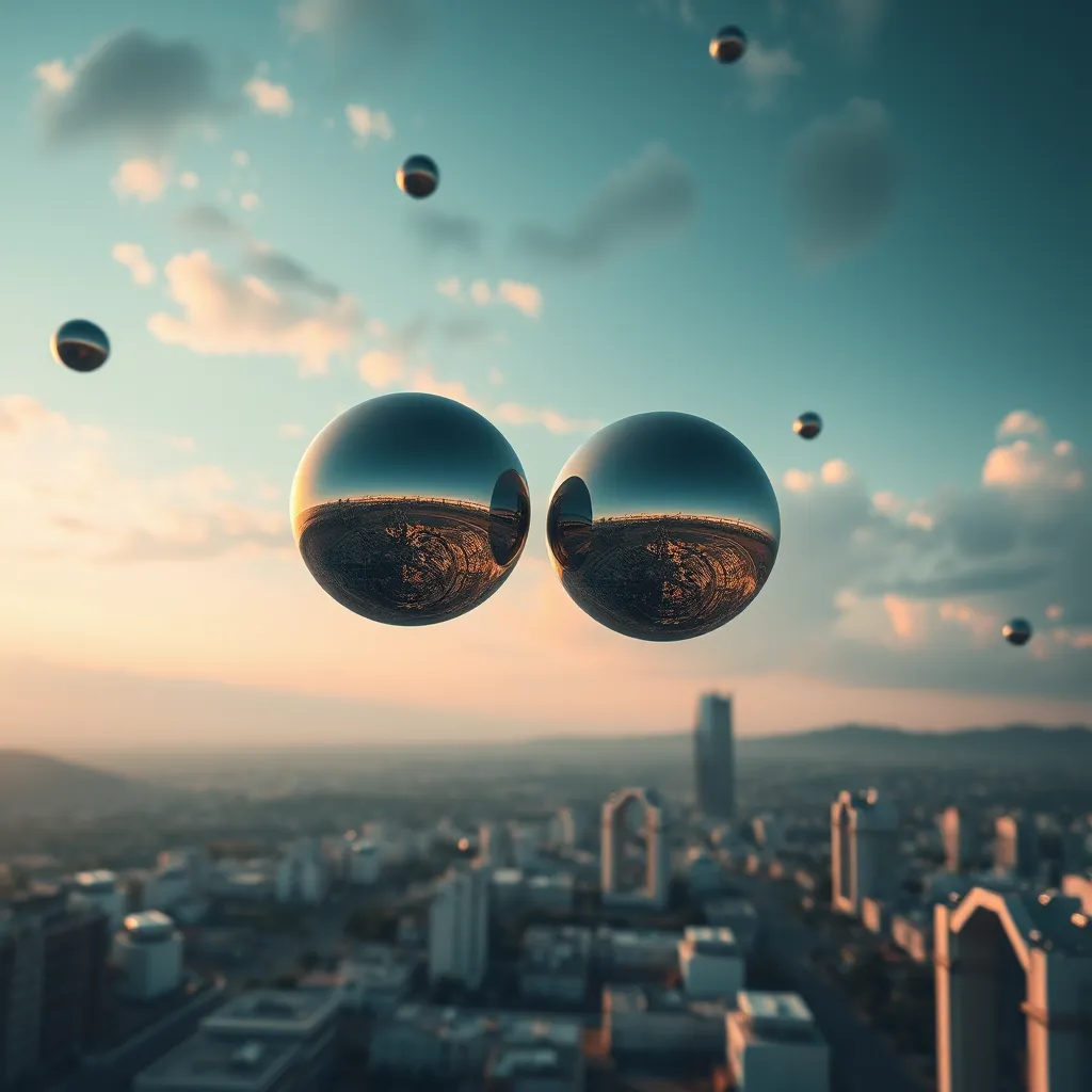 Footage Captures Metallic Spheres Flying in Medellín : MysteryLores