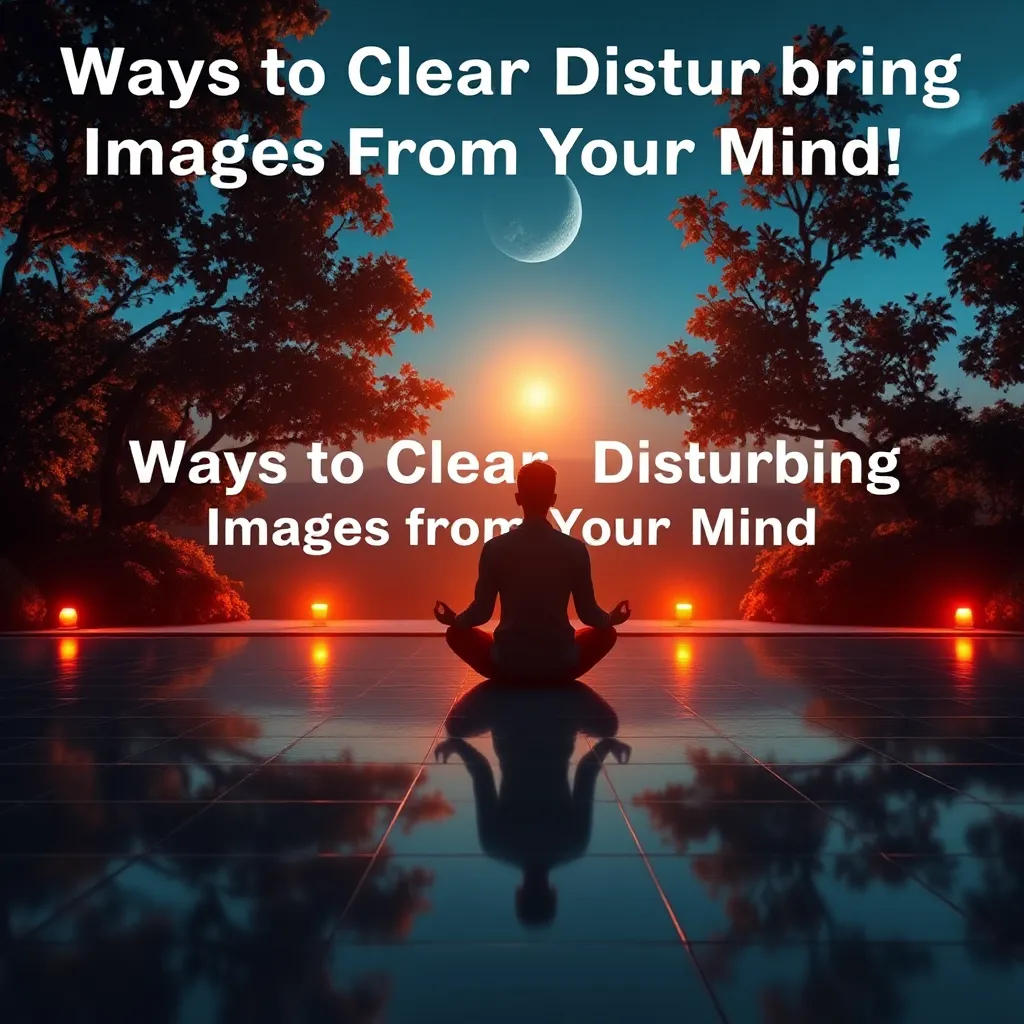 Ways to Clear Disturbing Images from Your Mind : MysteryLores