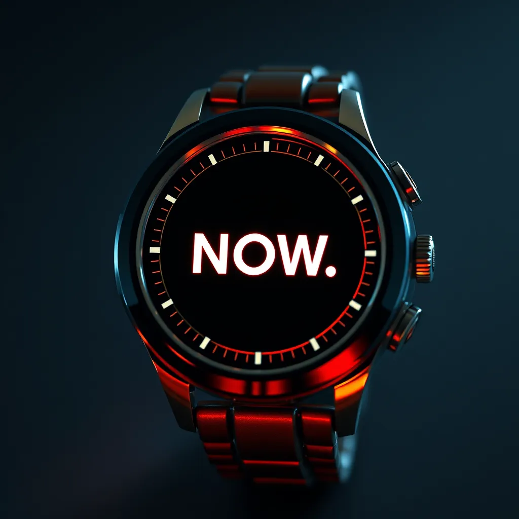 Experience the Now: A Time-Free Watch for Mindfulness : MysteryLores