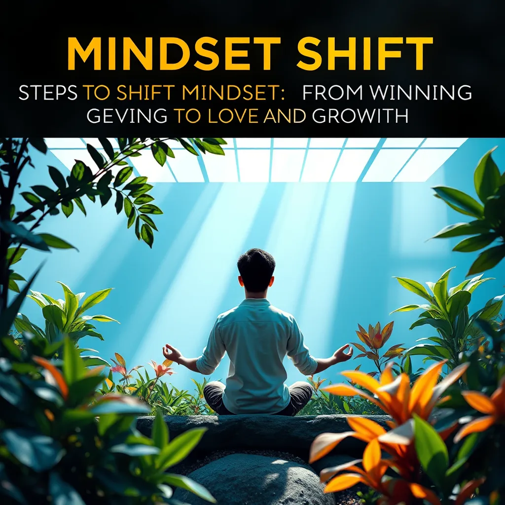 Steps to Shift Mindset: From Winning to Love and Growth : MysteryLores