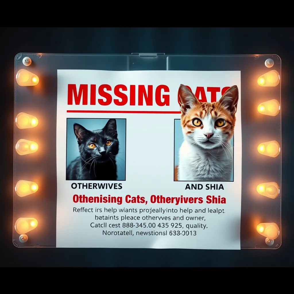 Heartfelt Plea: Help Find Missing Cats Otherwise and Shia : MysteryLores