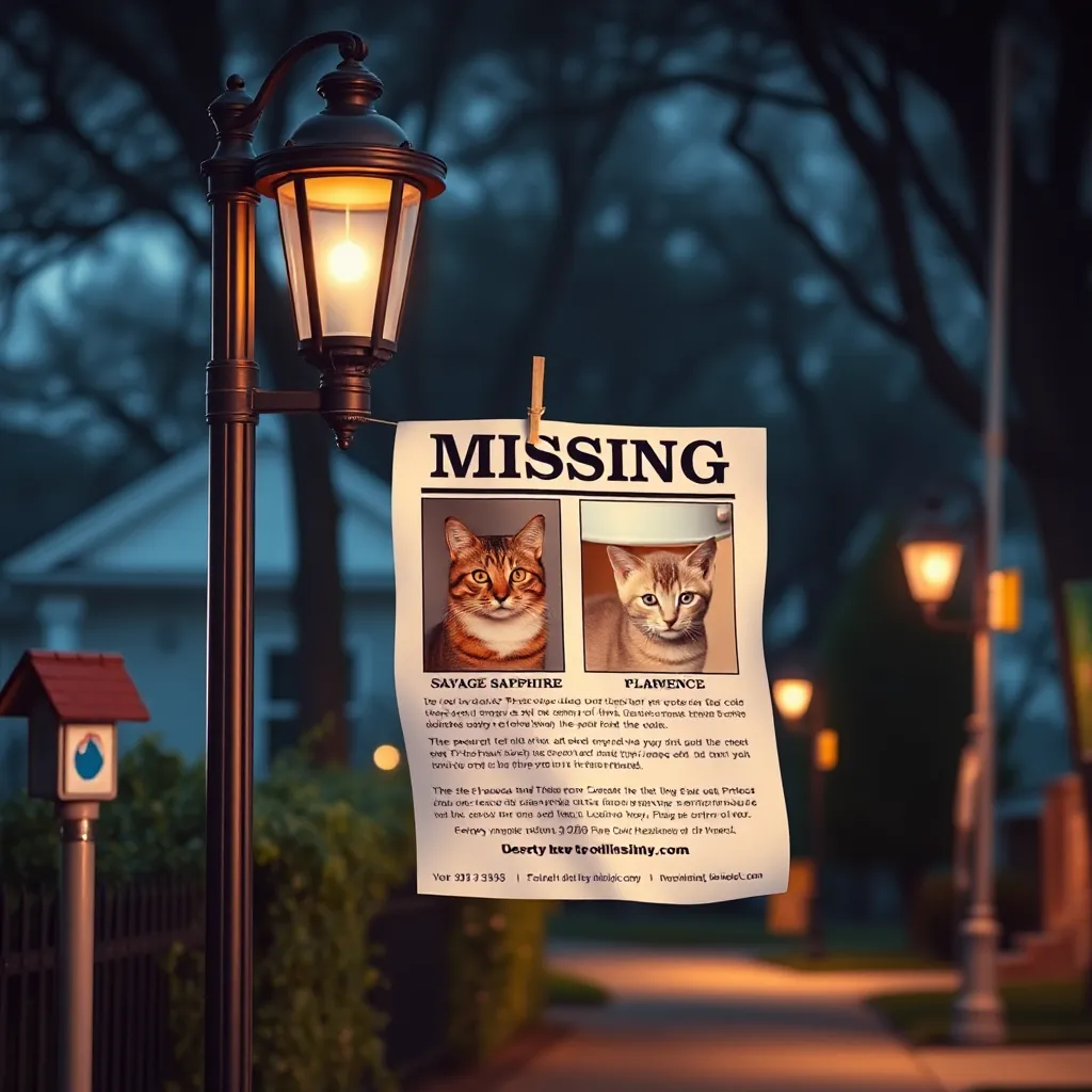 Urgent Appeal: Two Beloved Cats Missing in Neighborhood : MysteryLores