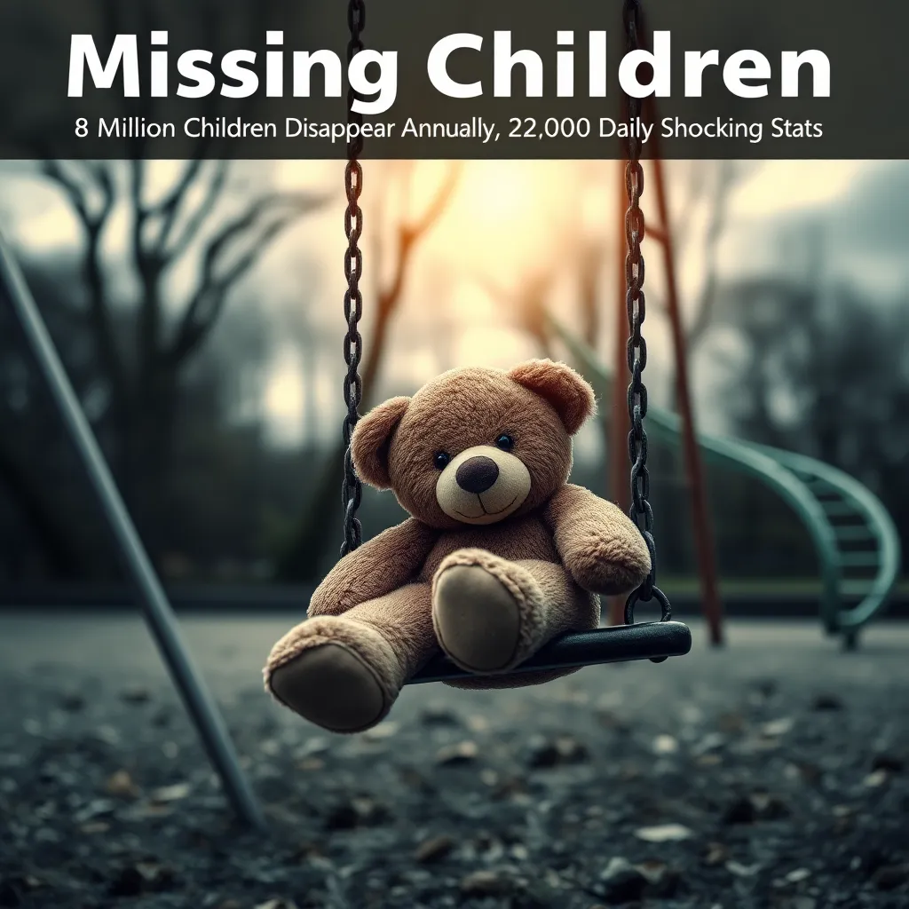8 Million Children Disappear Annually, 22,000 Daily Shocking Stats ...