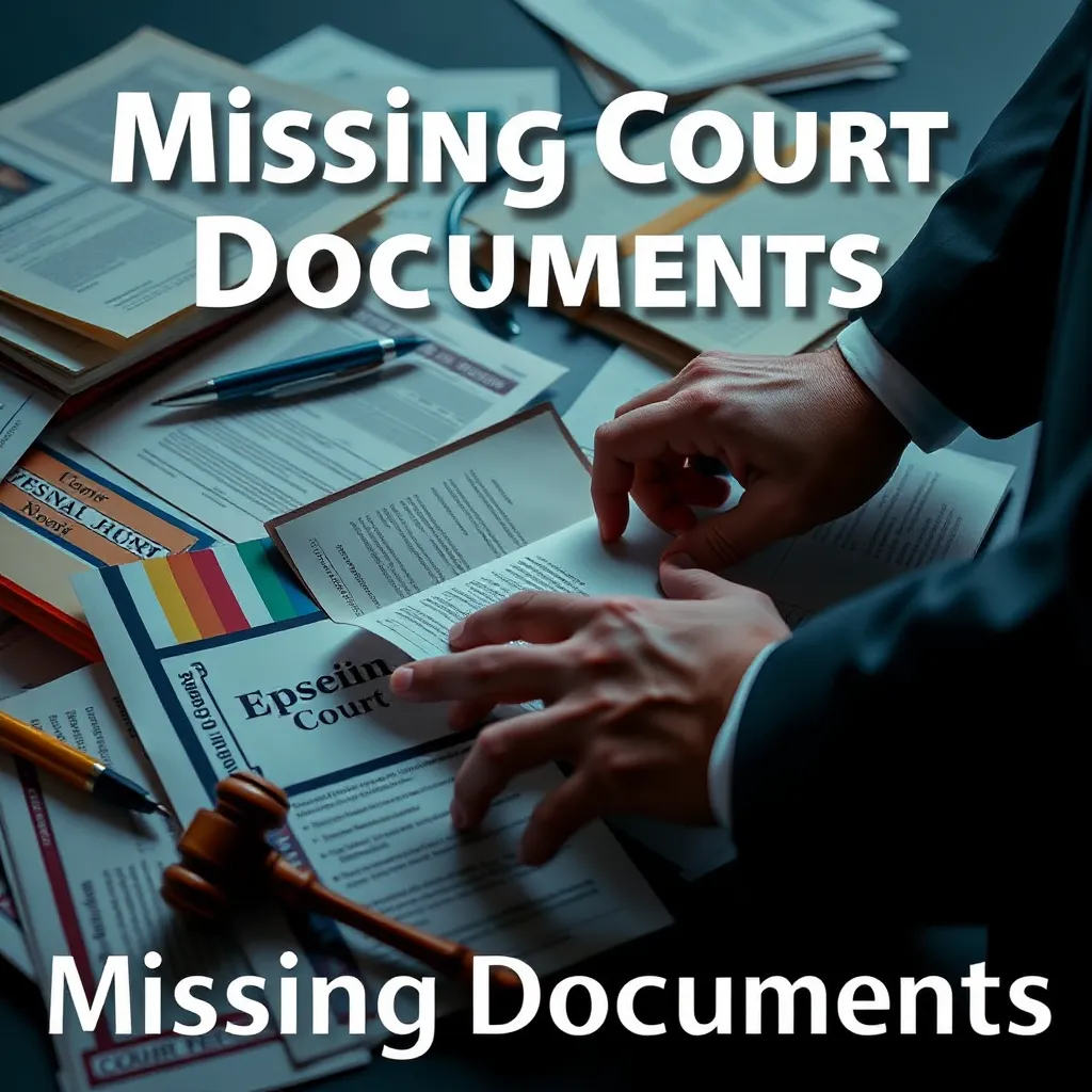 Missing Epstein Court Documents Raise Questions in Case : MysteryLores