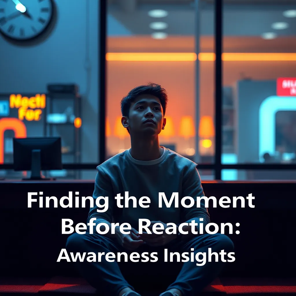 Finding the Moment Before Reaction: Awareness Insights : MysteryLores