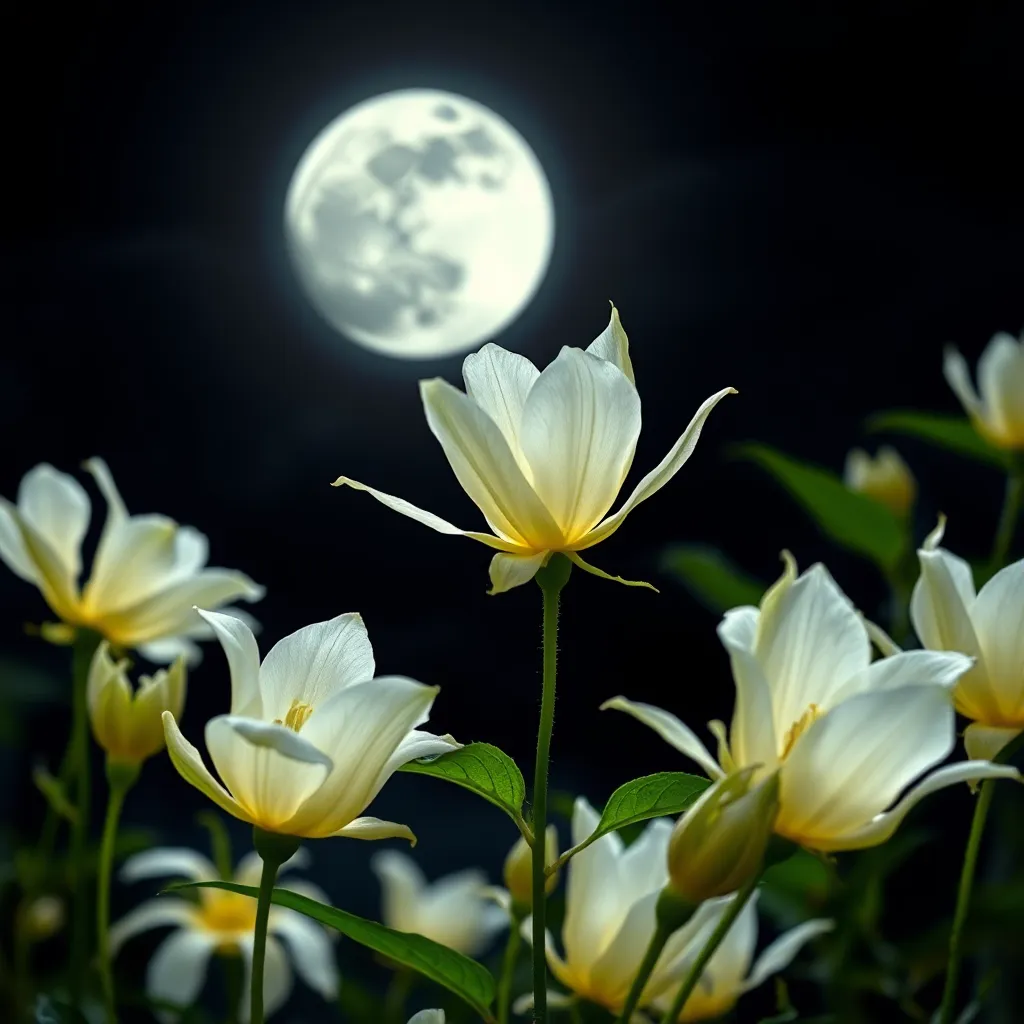 Exploring Moonflowers: Their Magical Significance & Mythology : MysteryLores