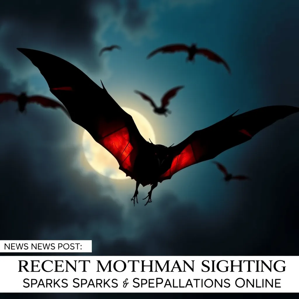 Recent Mothman Sighting Sparks Speculation Online : MysteryLores