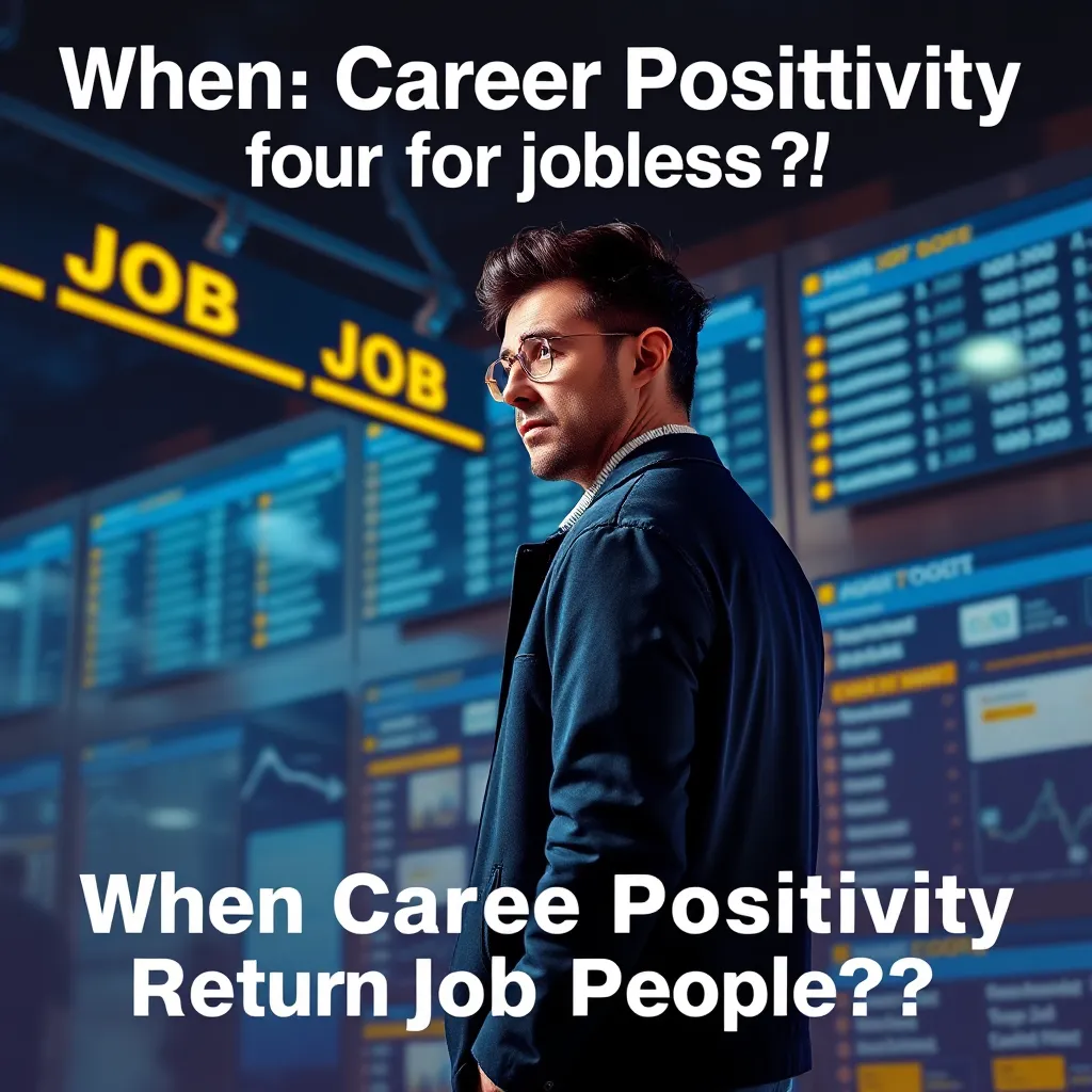 When Will Career Positivity Return for Jobless People? : MysteryLores