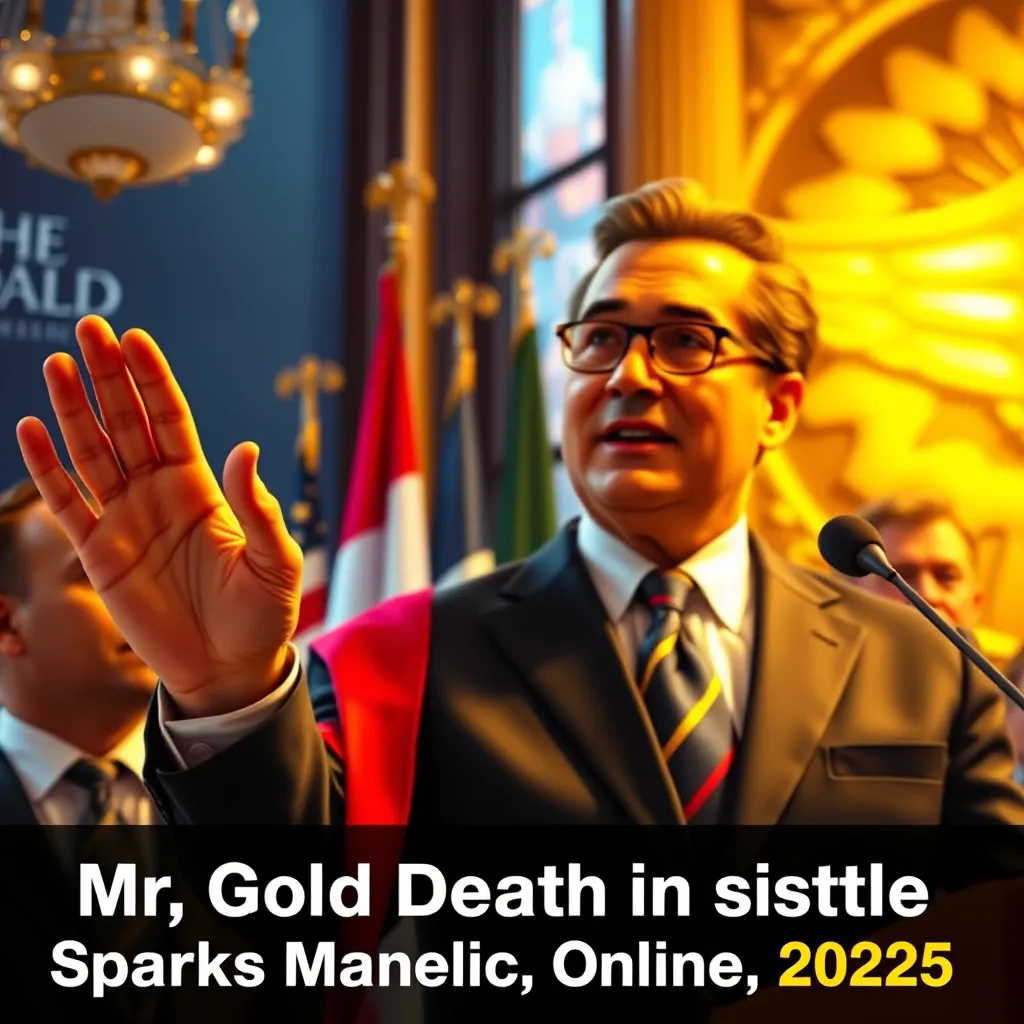 Mr Gold's Oath Gesture Sparks Online Buzz in 2025 : MysteryLores