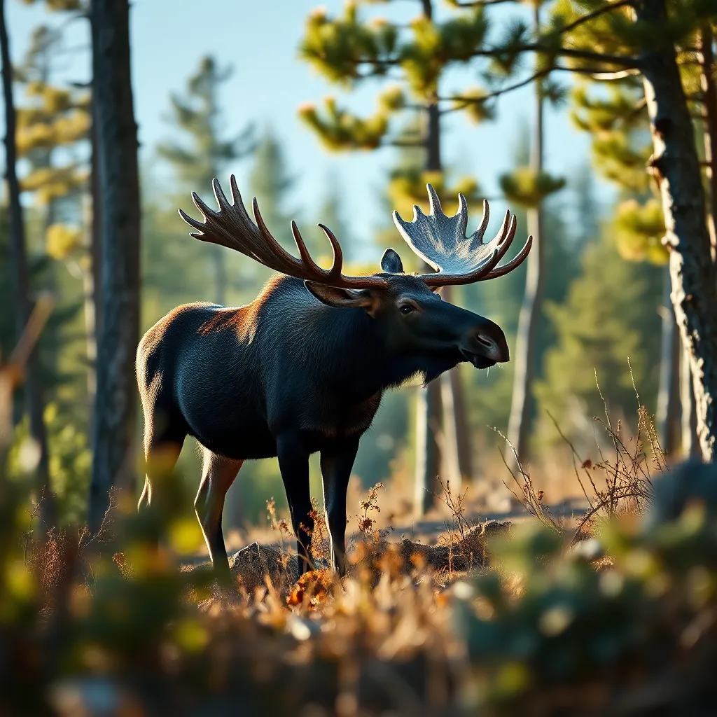 Encounter with a Mysterious Moose-Like Creature : MysteryLores