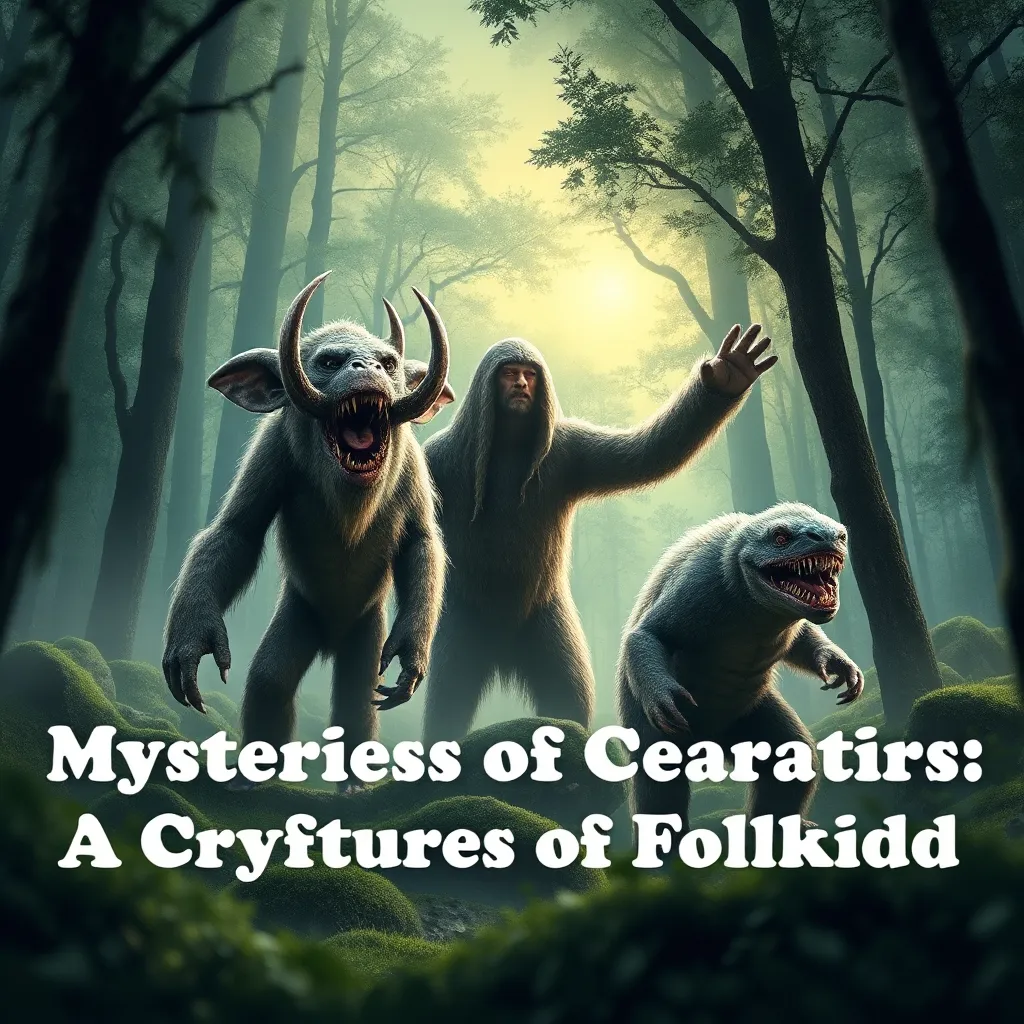 Exploring Underrated Cryptids: The Coolest Creatures Unknown : MysteryLores