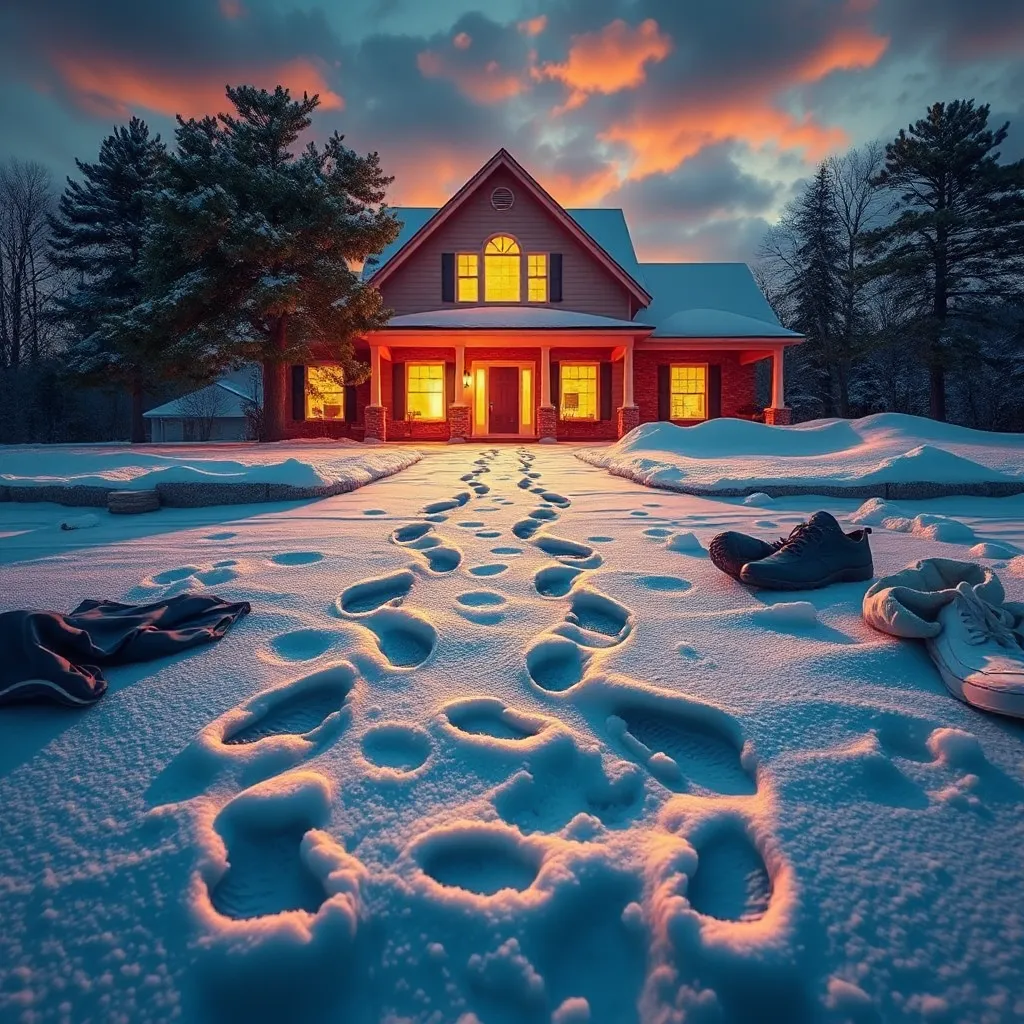 Confusion Over Mysterious Footprints at Dad's House : MysteryLores