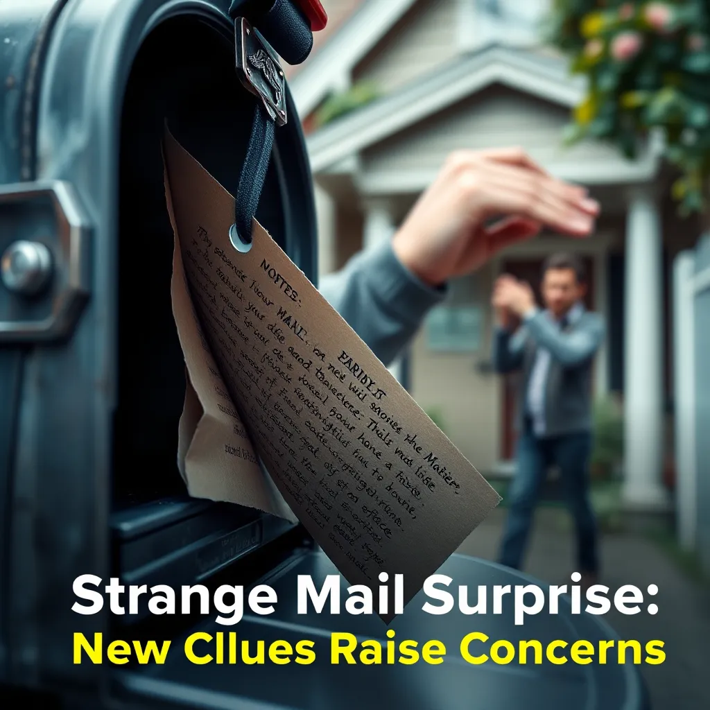 Strange Mail Surprise: New Clues Raise Concerns : MysteryLores