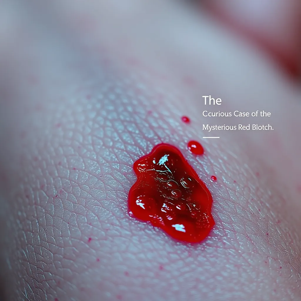 The Curious Case of the Mysterious Red Blotch : MysteryLores