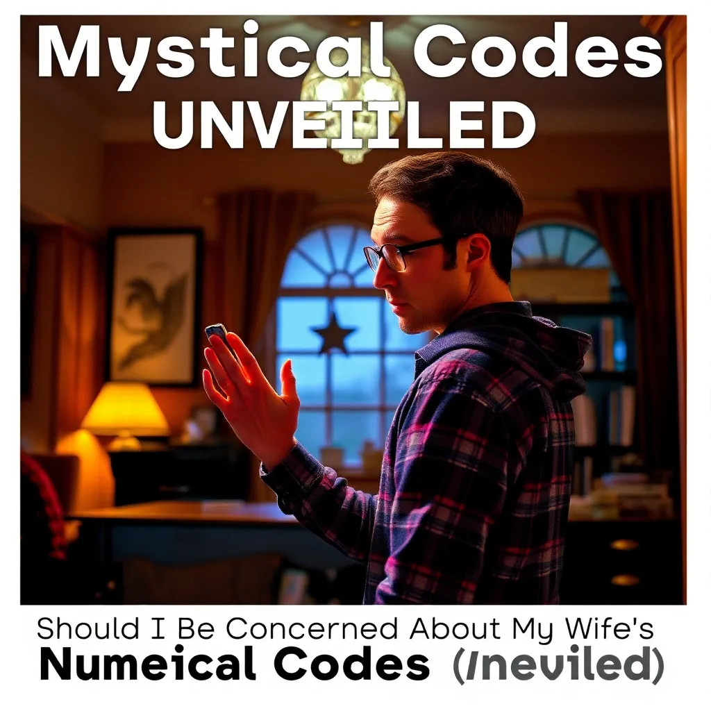 Should I Be Concerned About My Wife’s Magical Numerical Codes? : MysteryLores