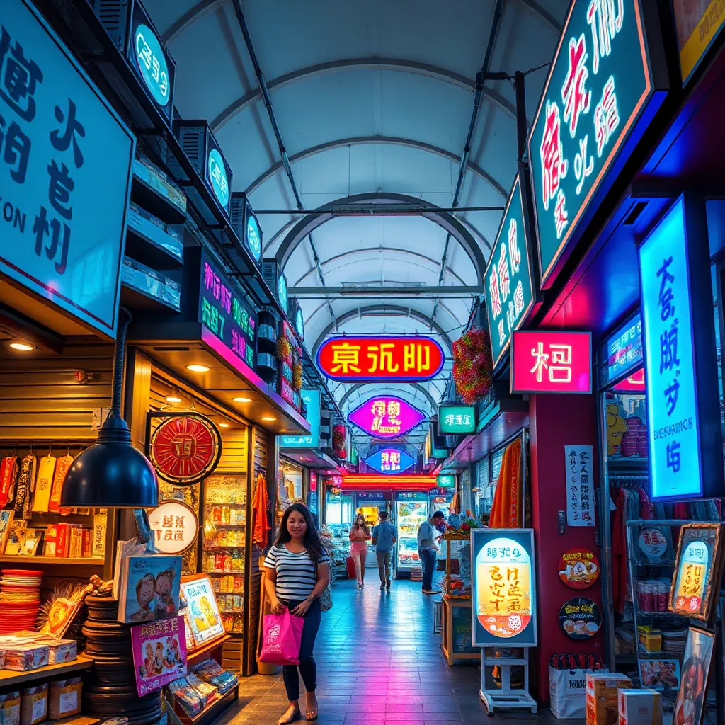 Exploring the Underground Market Connected to the Mall : MysteryLores