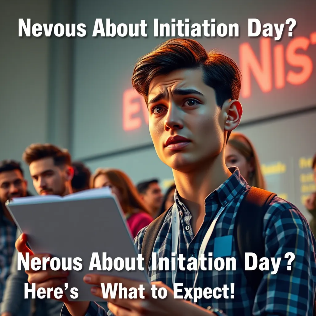 Nervous About Initiation Day? Here's What to Expect! : MysteryLores